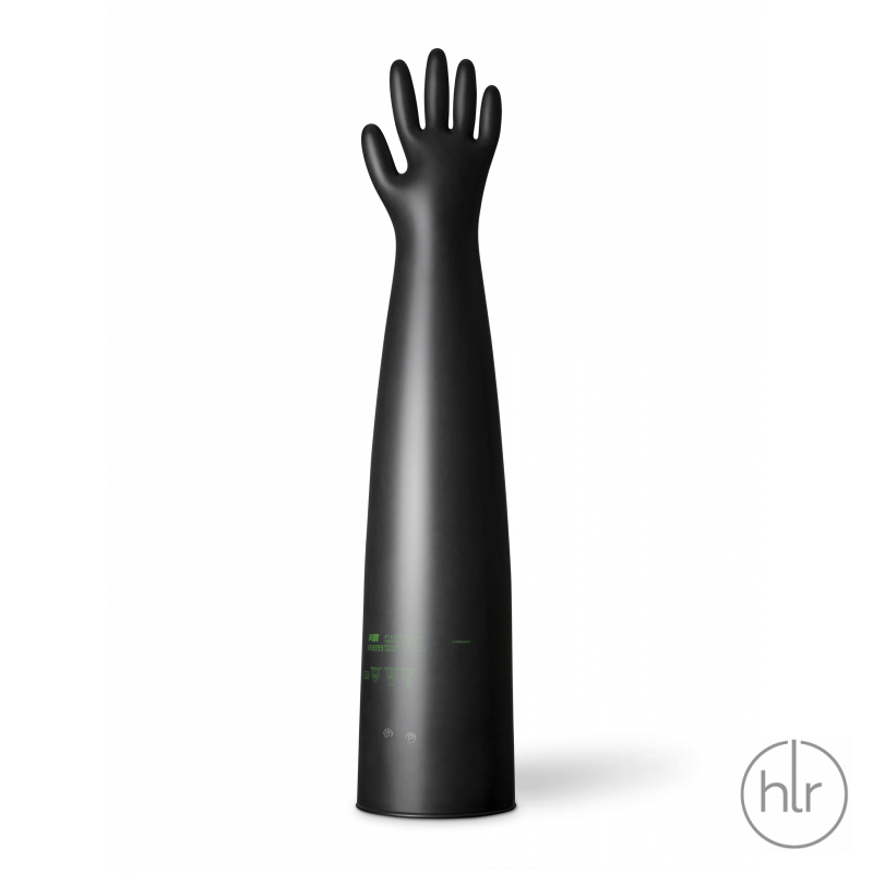 Рукавички для ізолятора/RABS Black EPDM, L=800 мм, Dпорта= 300 мм, р.9 ...